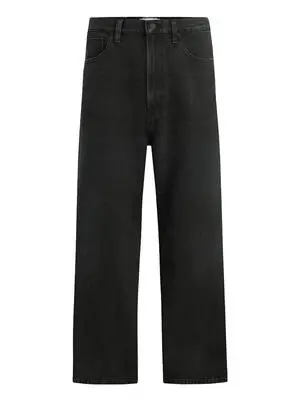 Hudson Jeans Luca Wide Leg Cotton Jeans - Battery