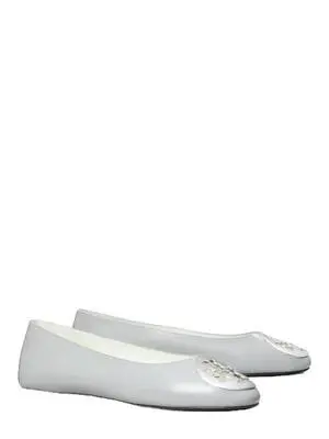 Tory Burch Reva Ballerina Flat - Loutre Gray
