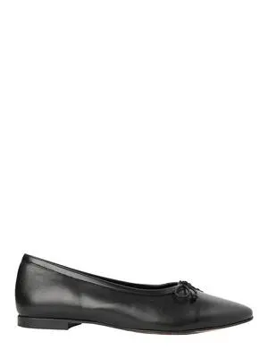 MENINA STEP Amelie Leather Ballet Flat Black