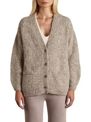 OYUN Handknit Basketweave Cardigan - Oat