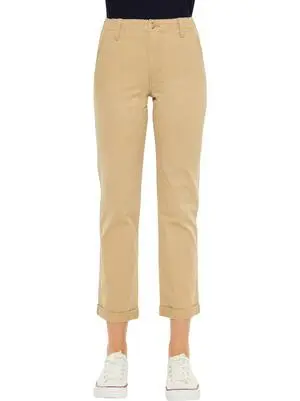 KANCAN High Rise Slim Chino - Tan