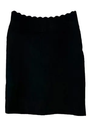 Chloé Scalloped Mini Skirt - Black