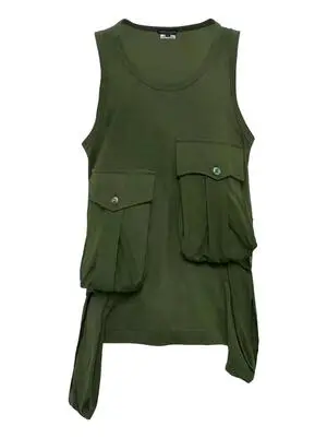 COMME DES GARÇONS Flap-Pocket Sleeveless Top