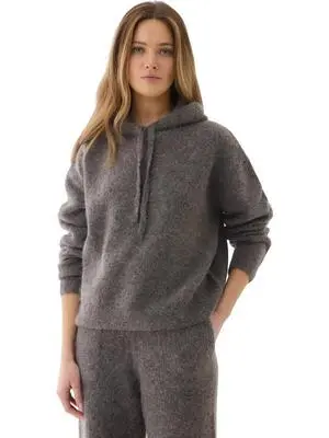 ETOILE Ultra Soft Alpaca Blend Hoodie Natural