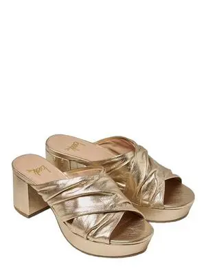 Beek Chachabird Platform Heel - Gold