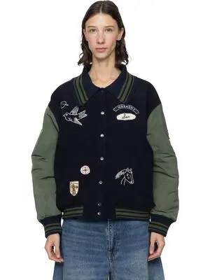 Sea Hester Varsity Jacket - Stripe