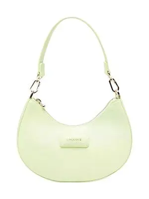 Lacoste Logo Appliqué Half-Moon Bag Green