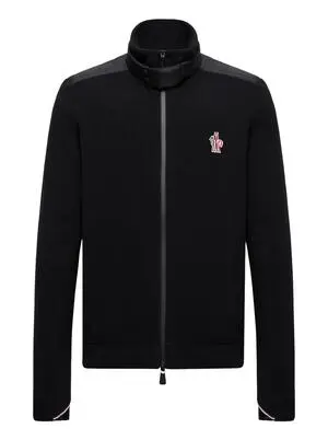 Moncler Fleece Zip-up Sweatshirt - Black