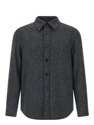 Zegna Mélange Overshirt - Gray