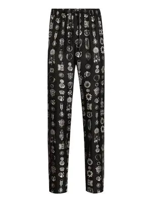 Dolce & Gabbana Jewel- Twill Trousers - Print
