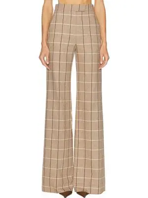 Valentino Garavani Finestrato Pant - Beige Bordeaux Avorio
