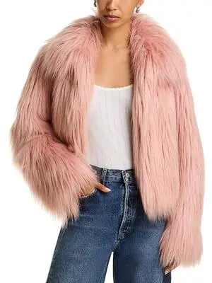 LoveShackFancy Fallon Jacket - Dusty Pink