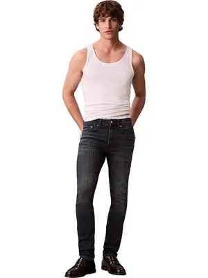 Calvin Klein Skinny Fit Jeans - Boston Blue Black