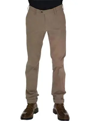 MASON'S Flat-front Chinos Neutrals