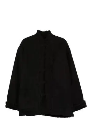 UMA WANG Knot-button Jacket - Black