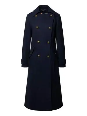 Ralph Lauren Buttoned Coat - Blue