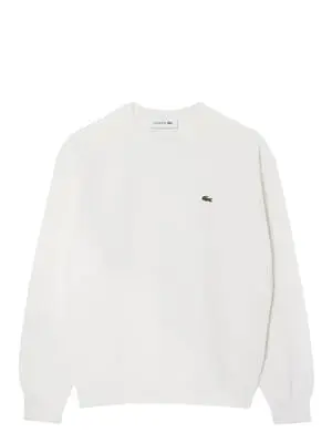 Lacoste Logo-patch Sweater - White