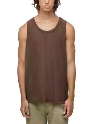 OSKLEN Ribbed Tank Top - Brown