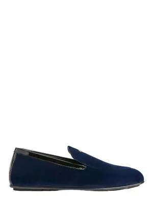 GIUSEPPE ZANOTTI Velvet Loafers - Blue