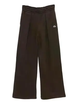 Lacoste Logo Pleated Track Pants - Brown