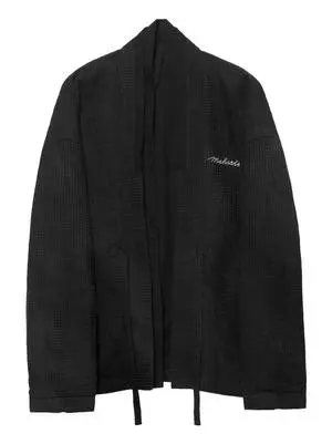 MAHARISHI Embroidered Waffle Jacket - Black
