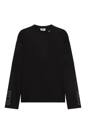 Gcds Long-sleeve T-shirt - Black