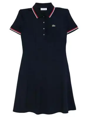 Lacoste Polo-collar Shirtdress - Blue