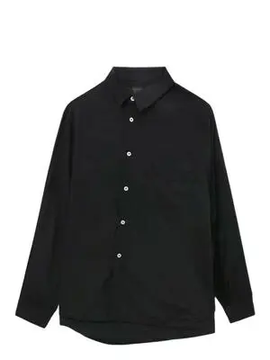 BLACK COMME DES GARÇONS Button Long-sleeve Shirt - Black