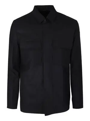 LARDINI Pocket Shirt Jacket - Black
