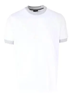 Peserico Ribbed Trim T-shirt - White