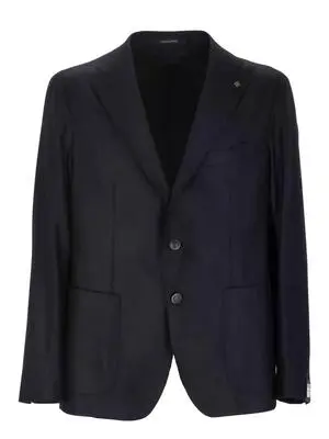 Tagliatore Button Single-breasted Jacket - Blue