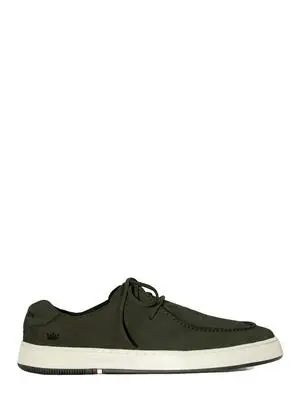 OSKLEN Soho Joatinga Suede Boat Shoes - Green