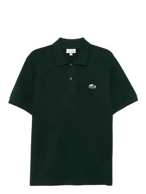 Lacoste Logo-appliqué Cotton Polo Shirt - Green