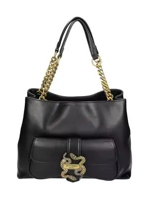 Just Cavalli Snake-plaque Tote Bag - Black