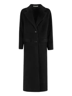 Tagliatore Carine Flap-pocket Coat - Black