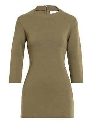 Veronica De Piante Zoe Wool Top - Army Green