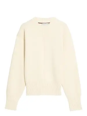 Veronica De Piante Valentina Merino Wool Sweater - Cream