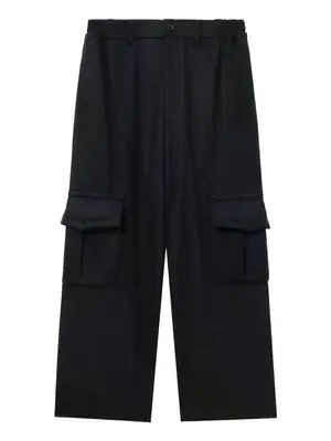 Comme Des Garçons Cargo-pocket Trousers - Blue