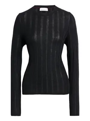 Veronica De Piante Maya Ribbed Cashmere Sweater - Black