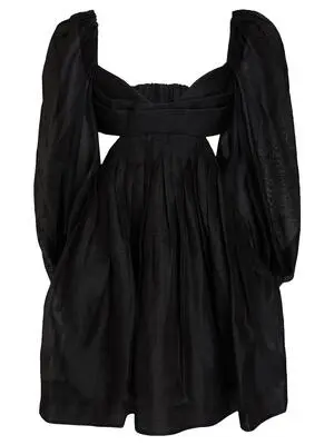 Zimmermann Harmony Cutout Mini Dress - Black