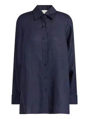 Zimmermann Ramie Shirt - Navy