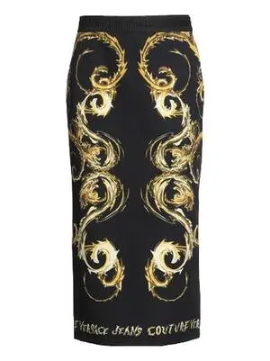 Versace Midi Pencil Skirt - Black