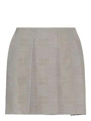 SPORTMAX SPORTMAX Pleated Glen Plaid Mini Skirt