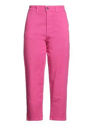 REBEL QUEEN BY LIU •JO Tapered Gabardine Pants - Pink