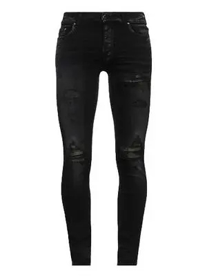 Amiri Jeans In Cotton Blend - Black
