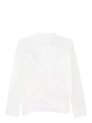 Yohji Yamamoto Panelled Cotton Shirt - White
