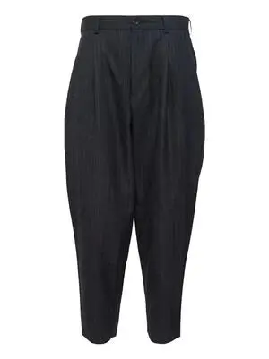 Comme Des Garçons Pinstripe Trousers - Grey