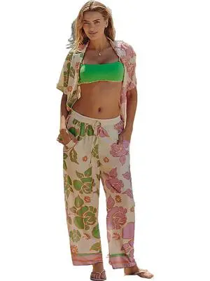 MAAJI Floral Wide-Leg Pants