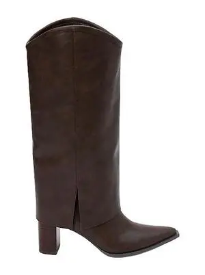 Matisse Walker Foldover Riding Boots - Brown