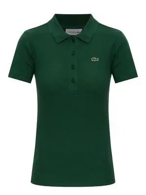 Lacoste Polo With Logo - Green